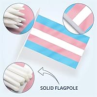 Amazon.com : Anley Transgender Mini Flag 12 Pack - Hand Held Small ...
