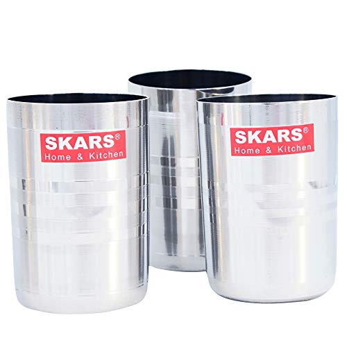 SKARS Stainless Steel Water Jug with 3 Piece Glass Set And With Lid ...