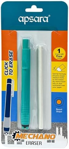 Apsara Mechano Eraser | Residue-Free | Comfortable Grip Handle | Clean ...