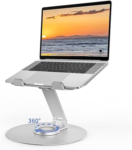 Amazon.com: Catlyn Laptop Stand for Desk: 360 Rotating Adjustable ...