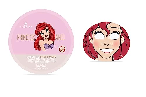 MAD BEAUTY Disney Princess Face Mask Set 5-pack | Tiana, Belle, Jasmine ...