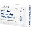LogiLink DIN-Rail Zeitschaltuhr mit mechanischem Timer zum einfachen ...
