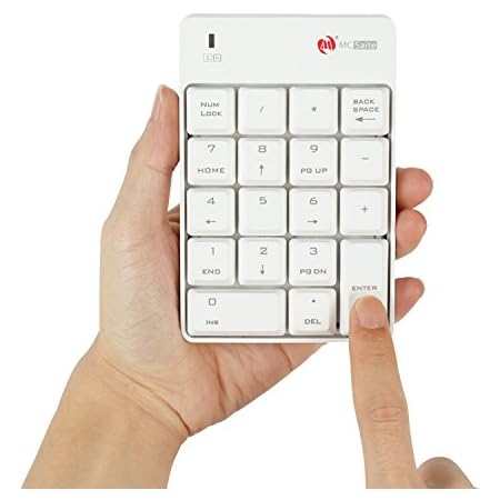 Amazon.com: M MC Saite Wireless Numeric Keypad - with Nano Receiver,2 ...
