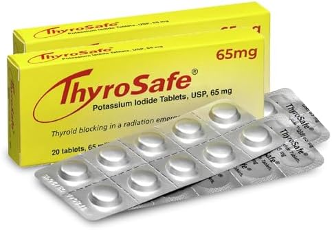 Amazon.com: ThyroSafe 65mg Potassium Iodide Tablets (40 Pack ...
