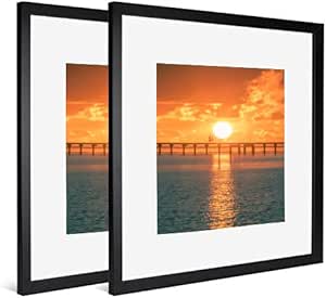 Amazon.com - Black 11x11 Picture Frames/11x11 Poster frames - Displays ...