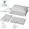 Amazon.com: Cottingon 4 PC Split/Flex Top King Sheets Sets for ...