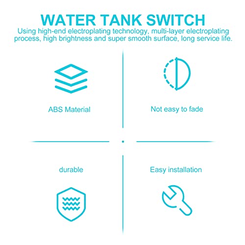 DOITOOL 48mm Toilet Flush Push Button Toilet Tank 2pcs Flushing Water ...