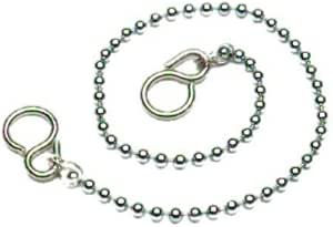Basin Chains (Ball Type) And 'S' Hooks - Cp 300mm (12 Inch) (Qty 8) X 6 ...