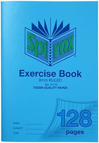 Spirax 106 Exercise Book 64 Page A4 8mm Ruled : Amazon.com.au: Home