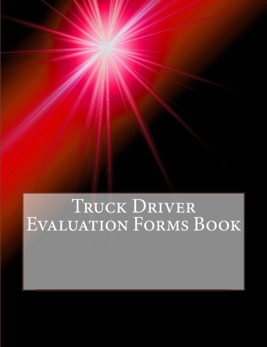 Truck Driver Evaluation Forms Book - | 9781973941545 | Amazon.com.au ...
