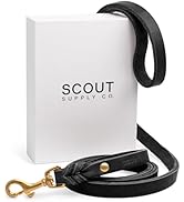Amazon.com : Scout Supply Classic Leather Dog Leash | Strong Heavy Duty ...