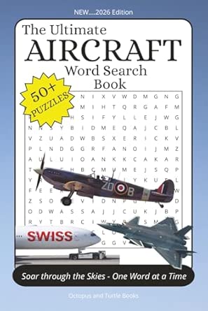 The Ultimate Aircraft Word Search Puzzle Book: Easy to Read Print Word ...