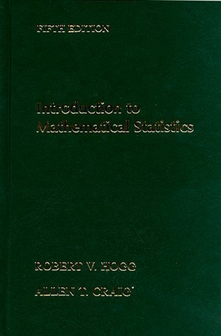 By Robert V. Hogg - Introduction to Mathematical Statistics: 5th (fifth ...