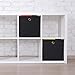 Relaxdays Box Set of 2, Shelf Storage Basket, Square Bins 30x30x30 cm ...