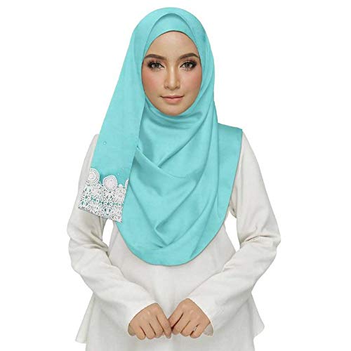 Buy Stole For Women - Plain Formal Stole-Blue - (Size - 75/185 CM) at ...