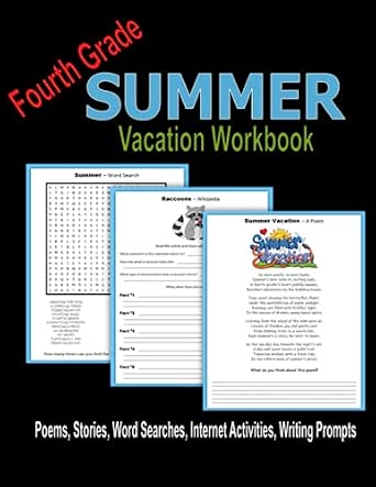 Amazon.com: 4th Grade Summer Vacation Workbook: 9798397412810: Mahoney ...