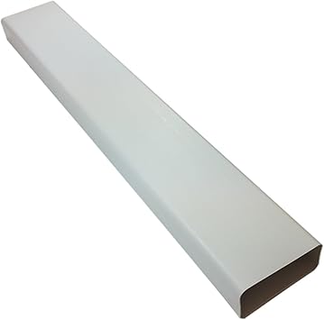 Kair Rectangular Flat Ducting 150mm x 70mm - 1 Metre Length Flat ...