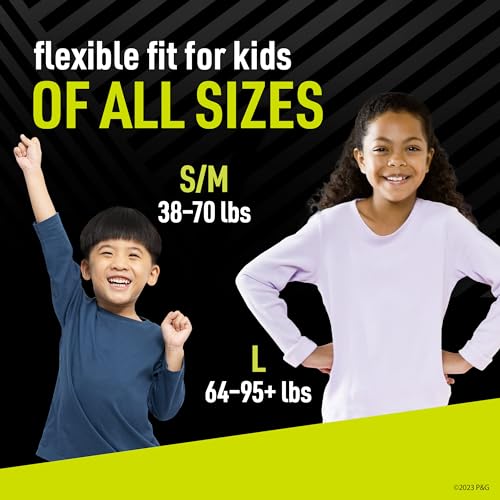 Pampers Ninjamas Nighttime Bedwetting Underwear Girls - Size L (64-125 ...