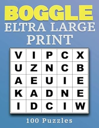 Boggle Extra Large Print: 100 Puzzles and Solutions: Publishing, ZRAB ...