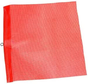 Amazon.com : Flo-Orange Mesh Flags with Wire Loop - 18" Mesh Flag w ...