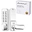 ANNFUZ 100% Mechanical Keyless Door Locks with Keypad Door Knob, Code ...