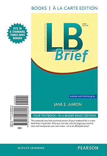 Amazon.com: LB Brief, Books a la Carte Edition (6th Edition ...