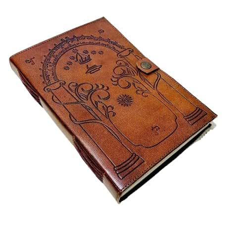 Amazon.com: Handmade doors of durin leather journal doors of moria ...
