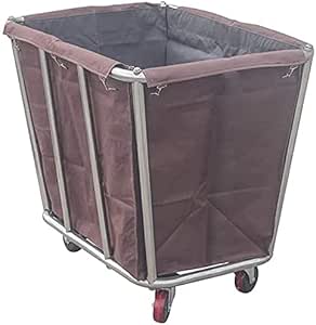 Amazon.com: Shelf Movable Trolleys Removable Bags With Laundry Basket ...