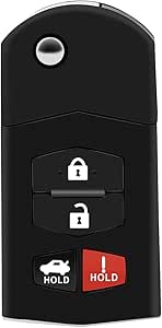 ECCPP Replacement fit for 315 MHz Uncut Keyless Entry Remote Head key ...