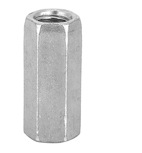 M8 Long Hex Nut Long Rod Coupling Nut Threaded Fasteners Zinc Plated ...