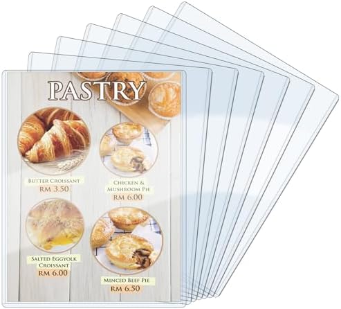 Amazon.com : Rigid Print Protectors, ELEMGULY 7 Pack 8.5 x 11'' Plastic ...