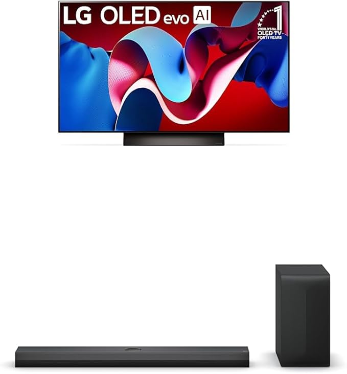 Amazon.com: LG 48-Inch Class OLED evo C4 Series Smart TV 4K Processor Flat Screen with Magic ...