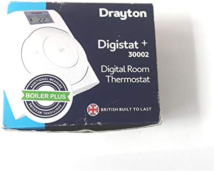 Drayton 30002 White Digistat Digital Room Thermostat, Heating : Amazon ...