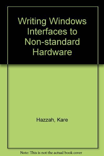 Writing Windows Vxds and Device Drivers/Book and Disk by Karen Hazzah (1995-05-01): unknown ...