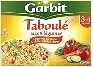 GARBIT - Taboulé 5 Légumes Frais et Coloré - 525g - Prêt en Quelques ...