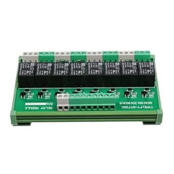 Channel Interface Relay Module 5VDC 12VACDC 24VACDC Rail Panel Mount ...