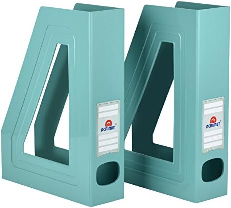 Acrimet Magazine File Holder, Durable Rack, Space-Saving Organizer ...