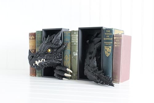 Amazon.com: Dragon Book Nook, Dragon Head and Tail with Colored Spikes ...