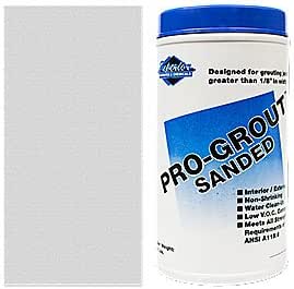 Superior Adhesives Whisper Grey Sanded Grout 9 Lb - Amazon.com