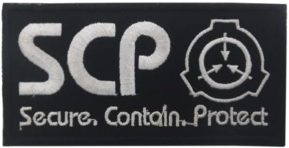 SCP Foundation Classic Logo Special Containment Procedures Embroidered ...