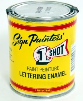 Amazon.com: 1-Shot Lettering Enamel - Fire Red Pint : Arts, Crafts & Sewing