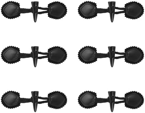 Amazon.com: 6 Sets Pu Leather Sew-On Toggles Closure with Resin Horn ...