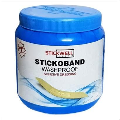 STICKWELL STICKOBAND WASHPROOF Band-Aid First Aid Adhesive Dressing ...