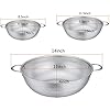 Amazon.com: P&P CHEF Colander Set of 3, Stainless Steel Micro ...