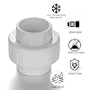 2 Pack 2" PVC Union Coupling Pipe Fitting (Socket x Socket), 2 inch PVC ...