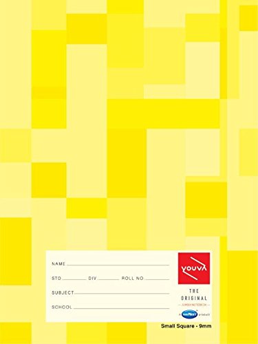 YOUVA JUMBO SIZE SMALL SQUARE NOTEBOOK (PACK OF 5) -COLOUR YELLOW ...