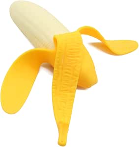 Amazon.com: MSRRTUSY Squishy Peeled Banana Toy - Simulation Banana ...