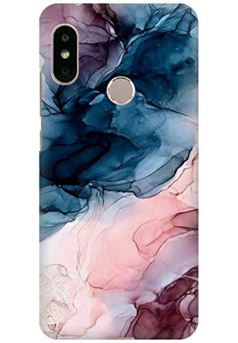 COBERTA Printed Back Cover for Mi A2 Back Cover Case - Colorful Marble ...