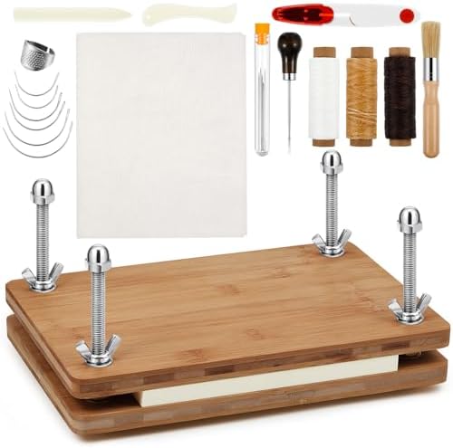 Amazon.com : SYOSOF Book Press, Book Binding Press with 19Pcs Book ...