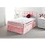 Comfy Deluxe LTD Divan Bed Set - 3FT Single, Pink | Crushed Velvet Bed ...